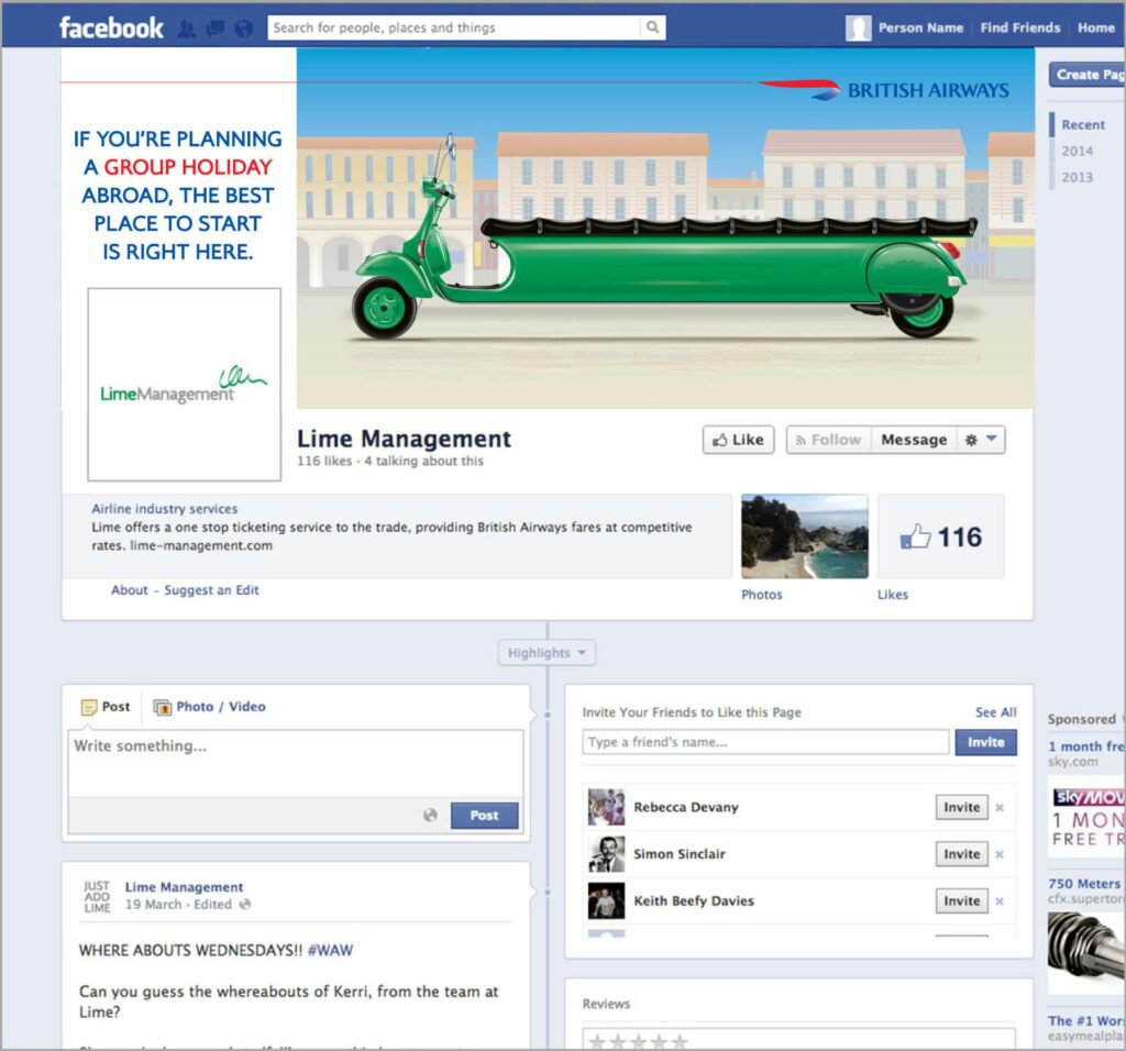 British Airways/Lime Management - Walk Tall